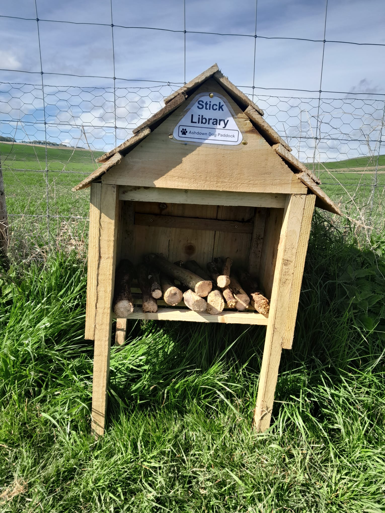 The new Stick Library - Ashdown Paddock
