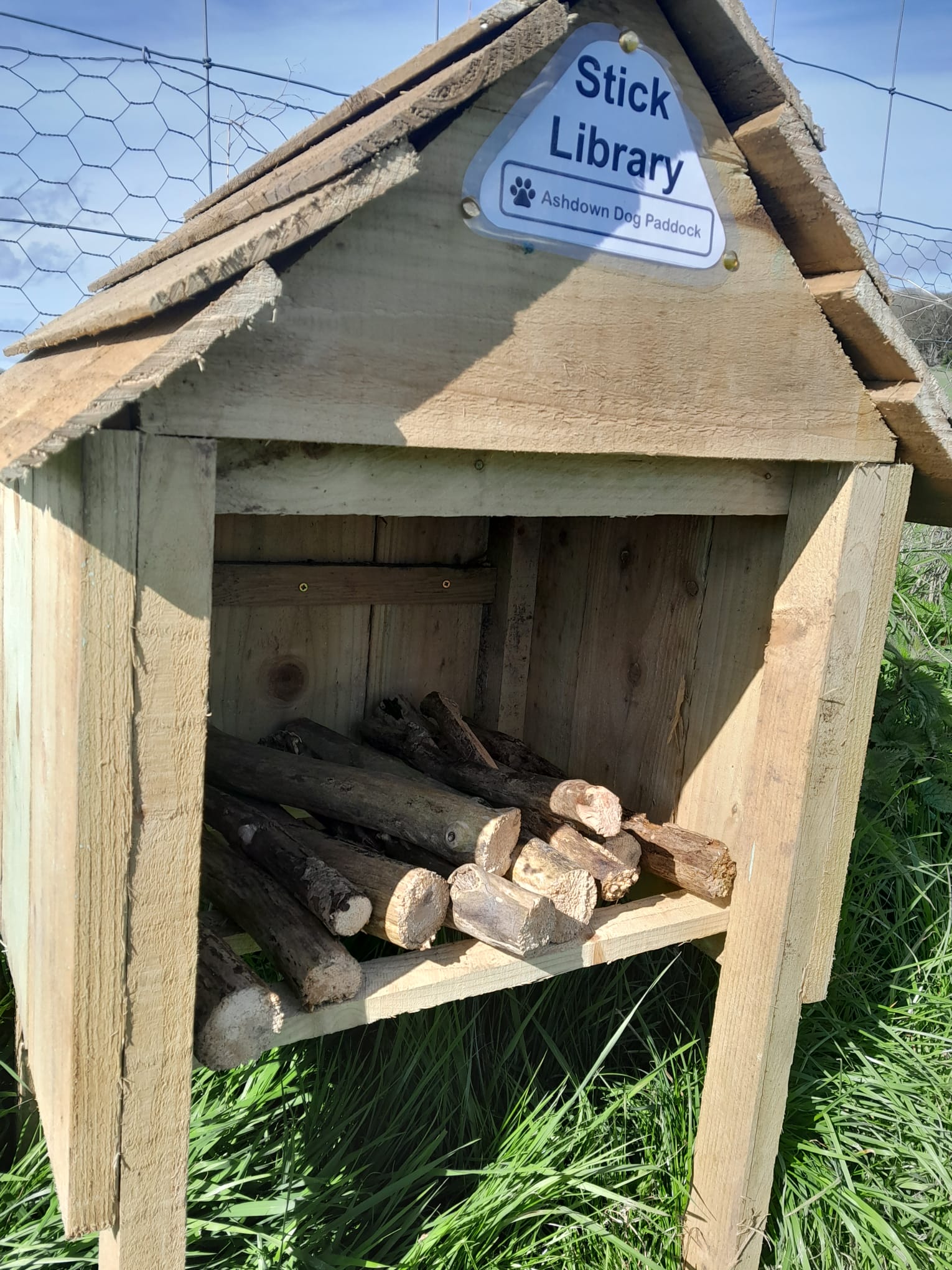 The new Stick Library - Ashdown Paddock
